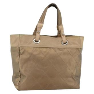 Chanel Pre-owned Vintage Tote aus beschichtetem Canvas - - Pre-owned - Damen - Beige - ONE SIZE