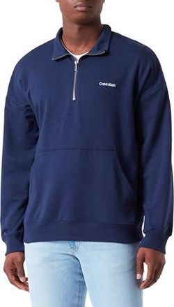 Calvin Klein Homme Sweat Sans Capuche, Bleu (Blue Shadow), XL