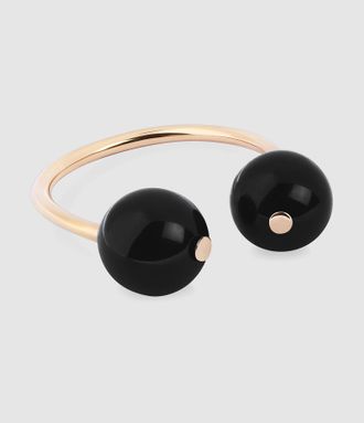 Ginette NY Bague Bubble Onyx