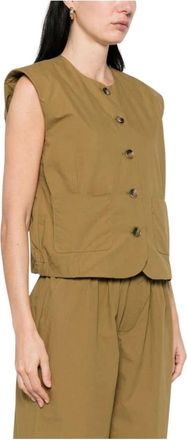 Yerse Yerse, Femme, Vestes, Vert, Taille: 36 FR Carli Vest