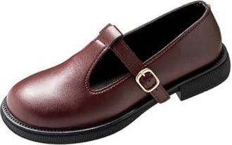 Generic Mocassins larges et confortables &agrave; bout rond de couleur unie &eacute;l&eacute;gants et plats &agrave; talon bas l&eacute;gers et d&eacute;contract&eacute;s pour la marche, le travail, les lois