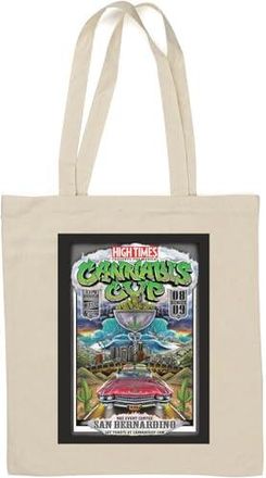Generic High Times Poster Art Sac fourre-tout en coton naturel Blanc