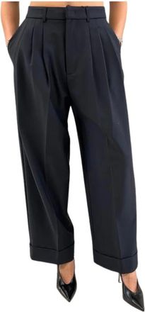 Meimeij Femme, Pantalons, Noir, Taille: 46 FR Pantalone pences