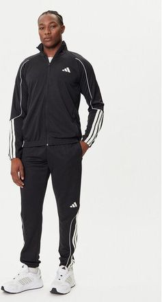 adidas Jogginganzug 3-Stripes JN1817 Schwarz Regular Fit
