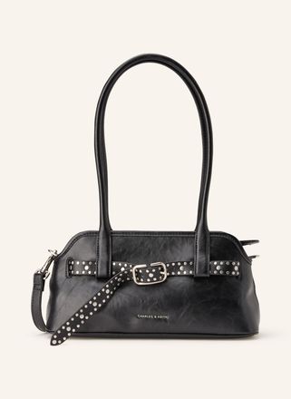 Charles & Keith Charles & Keith Schultertasche Victoria Mit Nieten schwarz