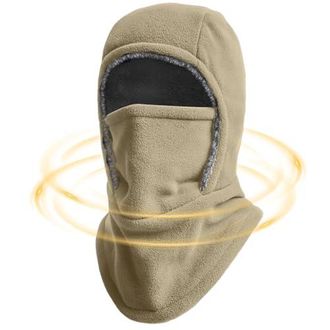Generic Cagoule Unisexe - Bonnet dhiver Coupe-Vent - Protection UV - Cache-Cou Thermique | pour Femme, Ski, Snowboard, Luge, Patinage, randonn&eacute;e, Course &agrave; Pie