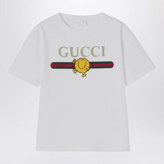Gucci White T-shirt with logo print