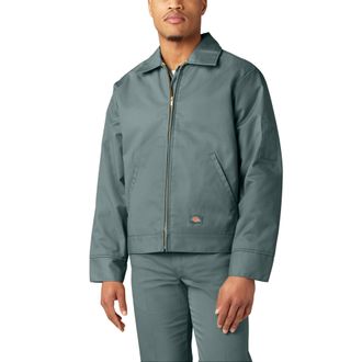 Dickies Herren Isolierte Eisenhower Rei&szlig;verschluss Vorne Jacke, Lincoln Green, L