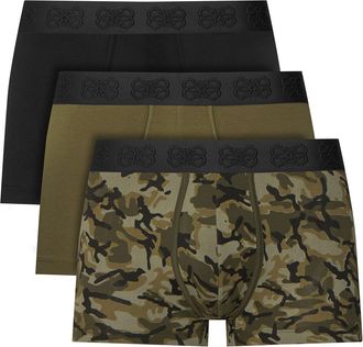 Guess Boxershorts-Set U6BG18 K5397 Khakifarben