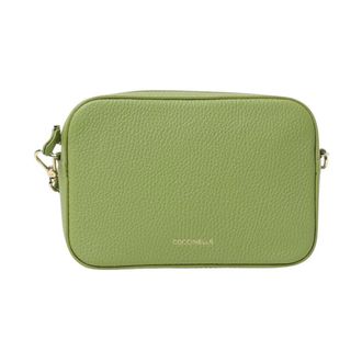 Coccinelle Femme, Sacs, Vert, Taille: ONE Size Sac bandoulière texturé