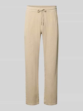 Lindbergh Straight Fit Sweatpants in Musselin-Optik