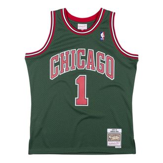 Mitchell & Ness Chicago Bulls Swingman Jersey Derrick Rose - - Sport - Herren - Gr&uuml;n - M