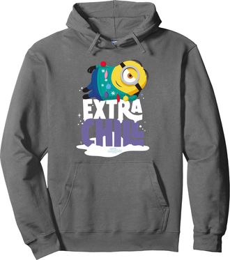 MINIONS Minions Extra Chill Christmas Holiday Pullover Hoodie