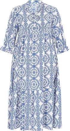 Usha Kleid in gro&szlig;en Gr&ouml;&szlig;en Frauen Himmelblau