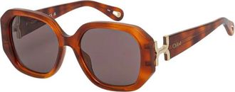 Chlo&eacute; Femme, Accessoires, Brun, Taille: 56 MM Lunettes de soleil