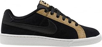 Nike Nike Femme Chaussures de Tennis, Multicolore (Black/Black/Metallic Gold/White 006), 37.5 EU