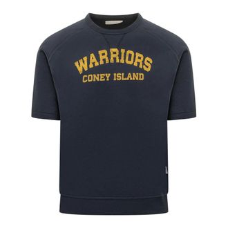 Bl'ker Felpa Giro Warriors - - Sweatshirts & Hoodies - Herren - Blau - M