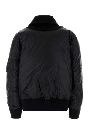 sacai Womens Black Nylon Sown Jacket Piumini Down