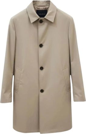Kired Kired - Manteau Col Crant&eacute; - Homme - Manteaux - Beige - Taille: L