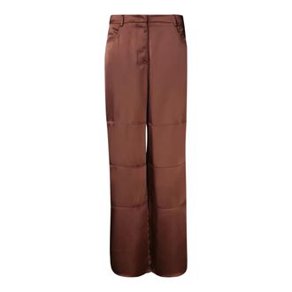 Blanca Vita Femme, Pantalons, Brun, Taille: 36 FR Wide Pantalons
