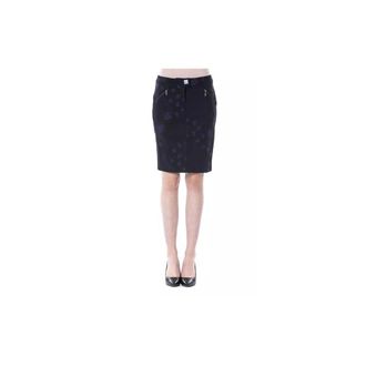 Byblos Bleistiftrock mit Blumenstickerei - - Skirts - Damen - Schwarzk - M