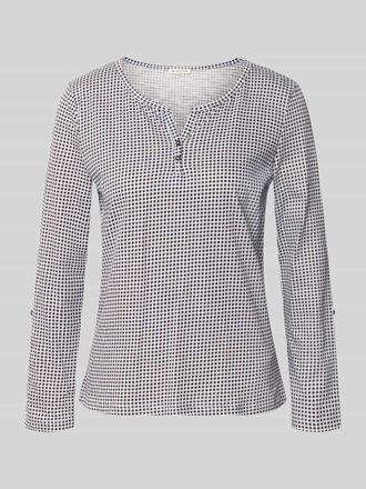 Tom Tailor Regular Fit Langarmshirt aus reiner Baumwolle