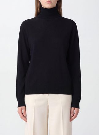 Semicouture Rollkragenpullover aus reiner Schurwolle mit &uuml;berschnittenen Schultern