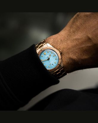 Oris Divers Sixty-Five Cotton Candy 38mm Bronze Herrenuhr 01 733 7771 3155-07 8 19 15