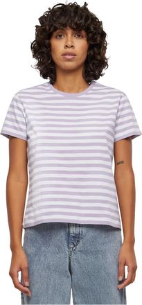 Urban Classics Damen T-Shirt Ladies Regular Striped Tee, gestreiftes T-Shirt f&uuml;r Frauen, Loose Fit, erh&auml;ltlich, Gr&ouml;&szlig;en S-5XL