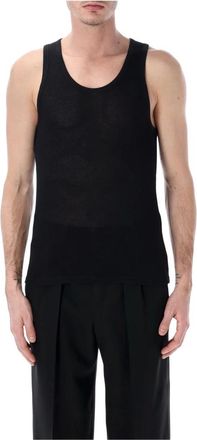 Tom Ford Homme, Tops, Noir, Taille: XL D&eacute;bardeur ras du cou