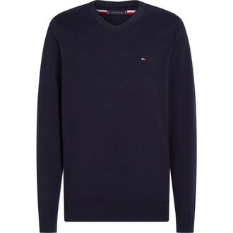 Tommy Hilfiger Homme, Pulls, Bleu, Taille: L Tricot à Col V