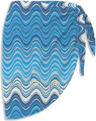 MC2 Saint Barth Femme, Maillots de bain, Bleu, Taille: ONE Size Sery Short Pareo