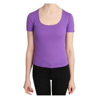 Gianfranco Ferre Kurz&auml;rmeliges Freizeit-Top - - Tops - Damen - Lila - XS