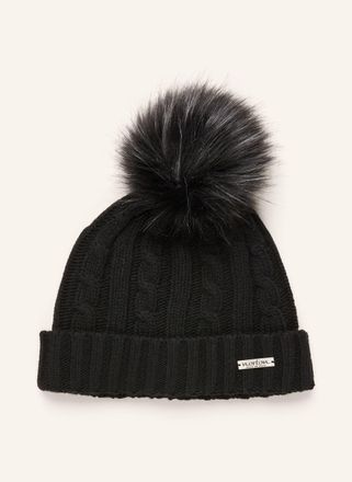 Norton M&uuml;tze Mit Kunstpelzbommel schwarz