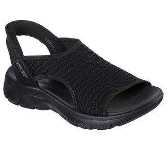 Skechers Summits-Sweetly Evolved Sport-Sandalen f&uuml;r Damen, Schwarz/Schwarz, 38 EU