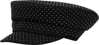 Karl Lagerfeld Femme, Accessoires, Noir, Taille: ONE Size Casquette de Capitaine K/Autograph clout&eacute;e
