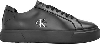 Calvin Klein Basket Logo Spielplatz Turnschuhe f&uuml;r Herren, Cupsohle (Dreifaches Schwarz)