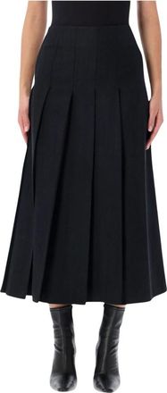 STUDIO NICHOLSON Fuse Skirt - Femme - Jupes - Noir - Taille: 34 FR