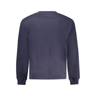 Napapijri Logo-Print Cotton Sweatshirt - Navy