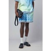 Casablanca Tennis Tile Silk Shorts