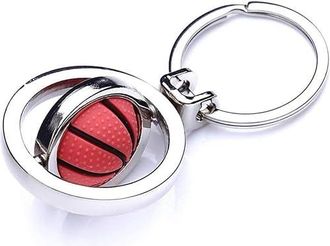 Generic Porte-cl&eacute;s Chic 3D Exquis &Eacute;l&eacute;gant D&eacute;cor Luxueux Rotatif Basketball, normal