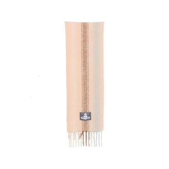 Vivienne Westwood Orb-patch Striped Scarf