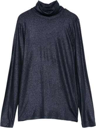 Majestic Filatures pull à col roulé - Bleu