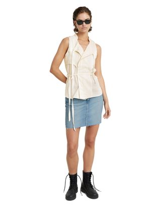 G-Star G-Star RAW Womens Shirts Singlet top wmn, Grau (lt Chalk D24591-D591-1284), XS