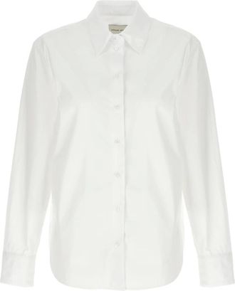 Loulou Studio Femme, Blouses et Chemises, Blanc, Taille: 40 FR Alim Shirt