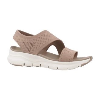 Skechers Femme, Chaussures, Brun, Taille: 39 EU Arch Fit Sandales Plates