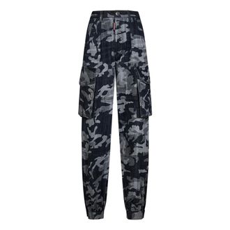 Dsquared2 Femme, Pantalons, Noir, Taille: 40 FR Pantalon fusel&eacute;