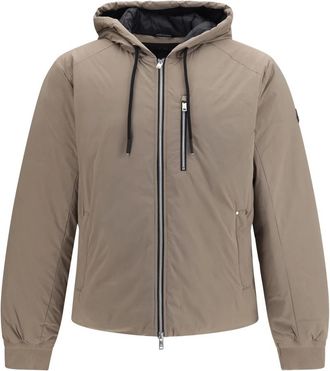Moose Knuckles Kapuzen-Daunenjacke - - Jackets - Herren - Grau - S