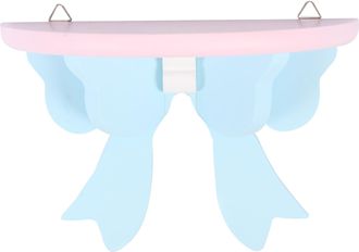 BESPORTBLE Wandregal Holz Schleifenf&ouml;rmig 13X10X13cm mit Glatter Oberfl&auml;che Wandmontiertes Aufbewahrungsregal f&uuml;r Schlafzimmer und Wohnzimmer