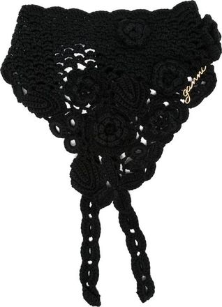 Ganni Floral Organic Cotton Hair Accessory